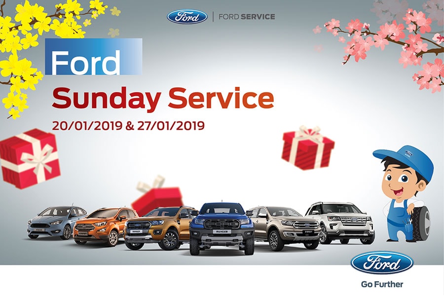 NGÀY CHỦ NHẬT DỊCH VỤ Ở FORD- FORD SUNDAY SERVICE